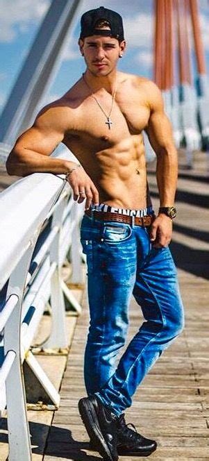 Great Bare Chested Body In Bluejeans Male Body Art Hot Jeans Gay Love