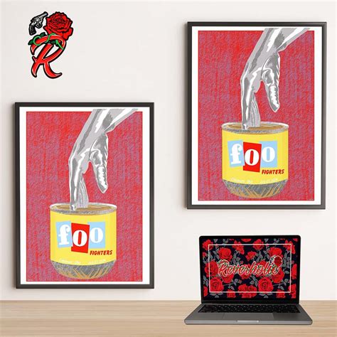 Foo Fighters Poster For The Show In Cincinnati At Great American Ball