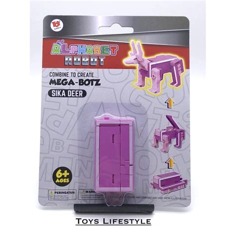 Jual Mainan Edukasi Toy Addict Alphabet Huruf Robot Mega Botz A T Sika Deer 4f4 Shopee