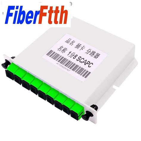 Sc Apc Plc1x2 1x4 1x8 1x16 Splitter Fiber Optical Ftth Plc Splitter Optical Splitter Sc