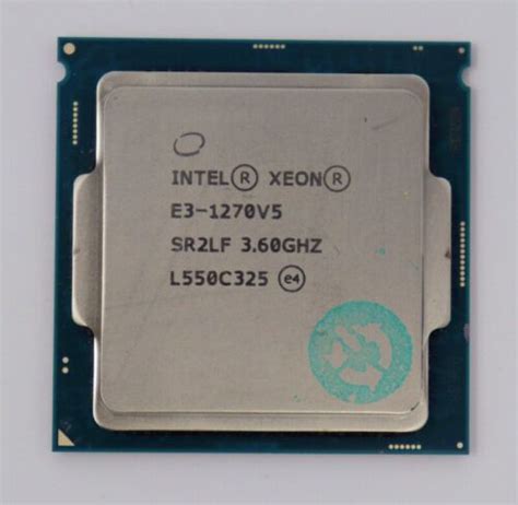 Intel Xeon E3-1270V5 3.60GHz Quad-Core LGA1151 Server Processor SR2LF ...