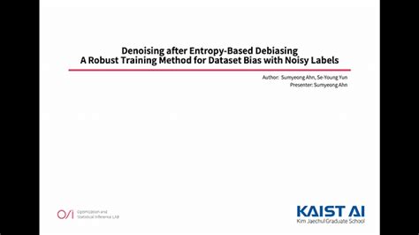 Underline Denoising After Entropy Based Debiasing A Robust Training Method For Dataset Bias