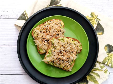 Easy Everything But The Bagel Avo Kraut Toast Plant Fueled Life