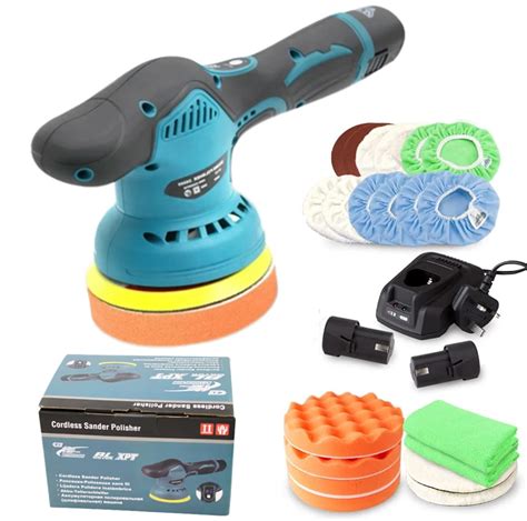 무선 자동차 연마기 무선 연마 기계 연마 키트 자동차 바디 연마 편심 연마 기계 자동차 연마 Aliexpress