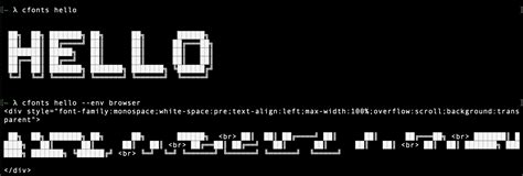 GitHub Dominikwilkowski Cfonts Sexy Fonts For The Console