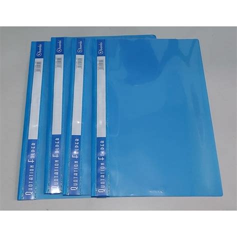 Jual Quotation Folder Map Plastik Biru Bambi F4 Folio 1 Pcs Shopee Indonesia