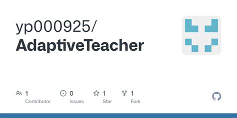 GitHub Yp AdaptiveTeacher