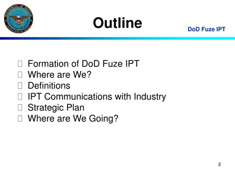 Ppt Dod Fuze Ipt Technology Roadmap Powerpoint Presentation Free Download Id 9731508