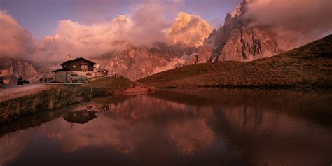 Passo Rolle Climbing And Trekking On Dolomites