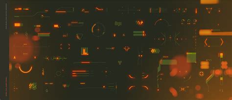 Bunch Of Random Clean Modern HUD UI Collection Vector Template 10698215 Vector Art At Vecteezy