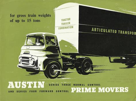 1958 60 Austin Prime Movers Brochure