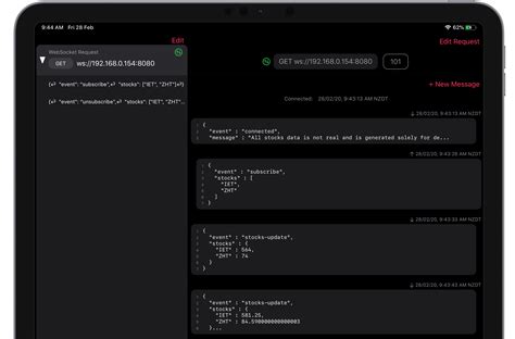 Websocket Demo Server In Node Js