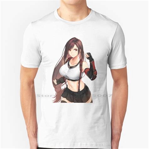 Cute Tifa Lockhart Final Fantasy Vii Ff7 Remake T Shirt 100 Cotton Ff7 Remake Final Fantasy