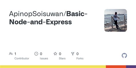 Github Apinopsoisuwanbasic Node And Express