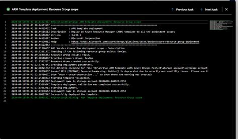 Deploy Arm Template Using Azure Devops