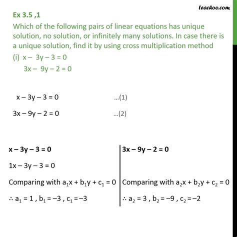 For What Value Of K The Following Pair Linear Equation Have No Solution Tessshebaylo
