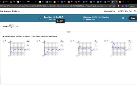 Solved Let F X Xsin2x X 0 A Use A Graphing Calculator Chegg Com