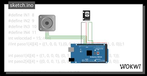 Control De Stepper Con Encoder Ky040 Copy Wokwi Esp32 Stm32 Arduino Simulator
