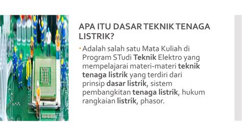 Jurusan Matkul Teknik Tenaga Kerja Beasiswa Ppt