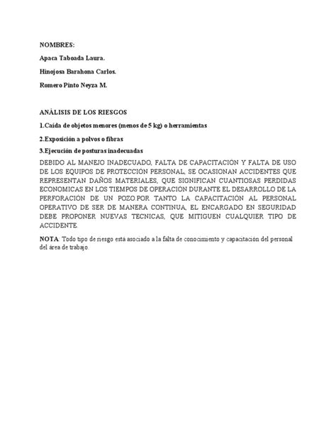 Analisis De Matriz Iper Pdf