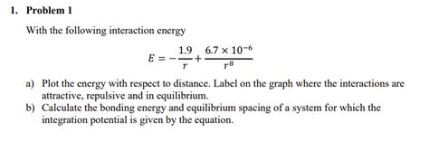 Solved Problem 1with The Following Interaction