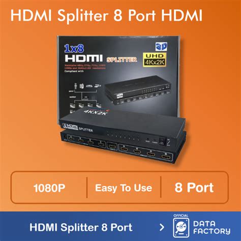 Jual Hdmi Splitter 8 Port 1 Input 8 Output 4kx2k 1 8port 1080p Full Hd Kota Surabaya Data