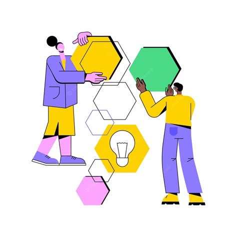 Premium Vector Design Structure Matrix Abstract Concept Vector