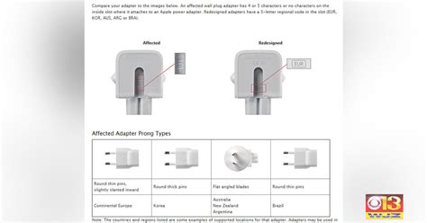 Apple Recalls Power Adapters Due To Threat Of Electric Shock Cbs Baltimore