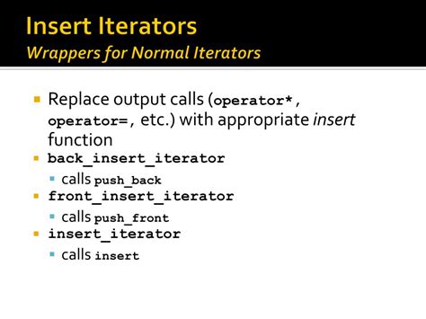 ppt containers and iterators powerpoint presentation free download id 5706221