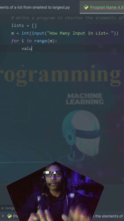 61 Write A Program To Shorten The Elements Of A List From Largest To Smallestpython Tutori