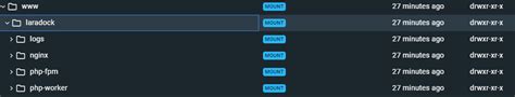 Windows Laradock Cant See Files In Workspace Stack Overflow