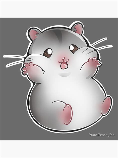 Cute Hamster Hamsterlove Dwarf Hamster Poster For Sale By