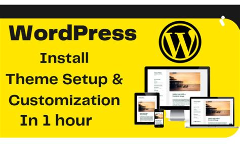 Install Wordpress Setup Theme Demo Import And Customization By