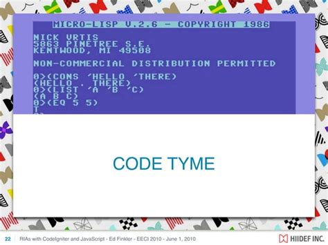 Building Rias With Codeigniter And Javascript Ppt