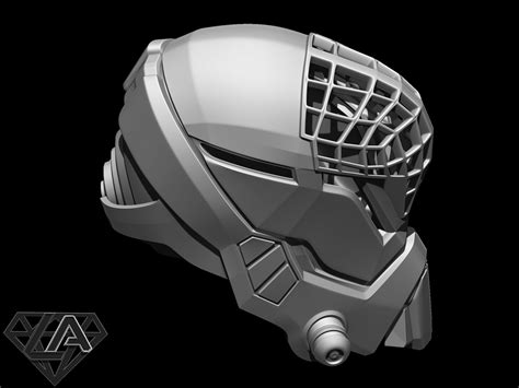 Mass Effect Custom Helmet 3d Model 3d Printable Cgtrader