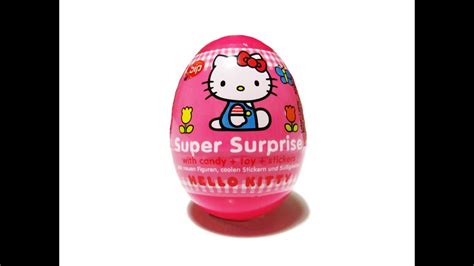 Hello Kitty Suprise Egg Unboxing Youtube