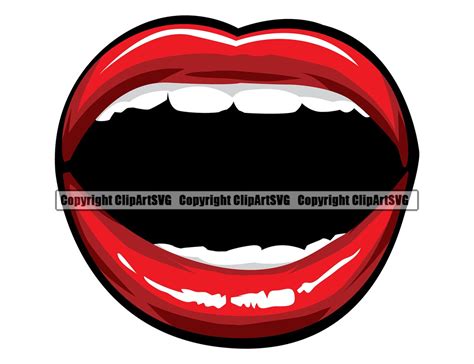 Lips Mouth Open Yell Yelling Sing Singing Love Sex Sexy Sexual Etsy