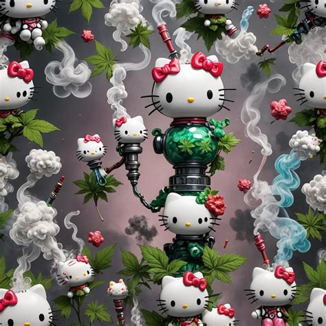 Hello Kitty Pictiúir Weed Tumblr Cute Stoner On Tumblr