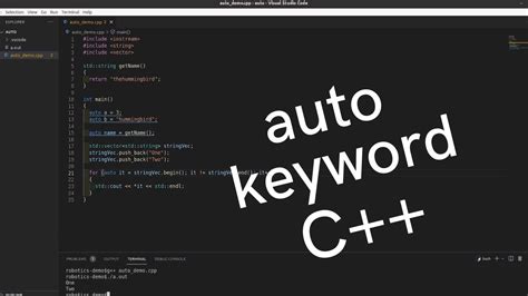 What Is Auto Keyword In C Youtube