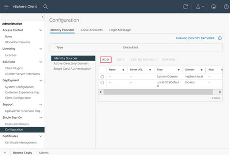 How To Connect Vcenter To An Active Directory Domain Data Storage Backup And Recovery