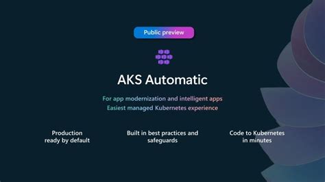 Comparing Aks Aks Automatic And Container Apps