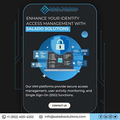 Salado Solutions On Linkedin Identityaccessmanagement Iam Secureaccess Useractivitymonitoring…