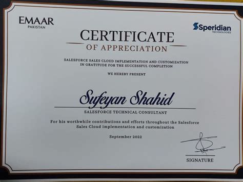 Sufiyan Shahid On Linkedin Salesforce