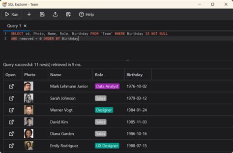 Sql Explorer Memento Database Help