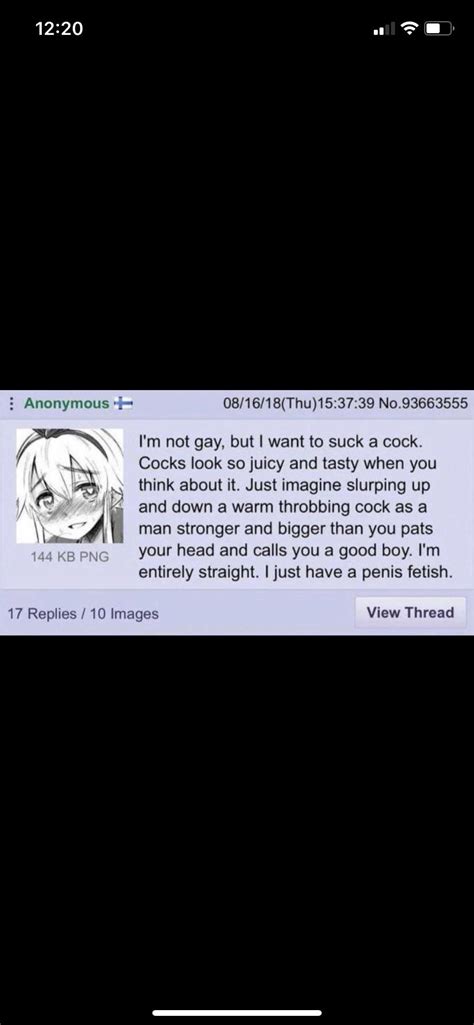 “im Entirely Straight I Just Have A Penis Fetish ” R Suddenlybi