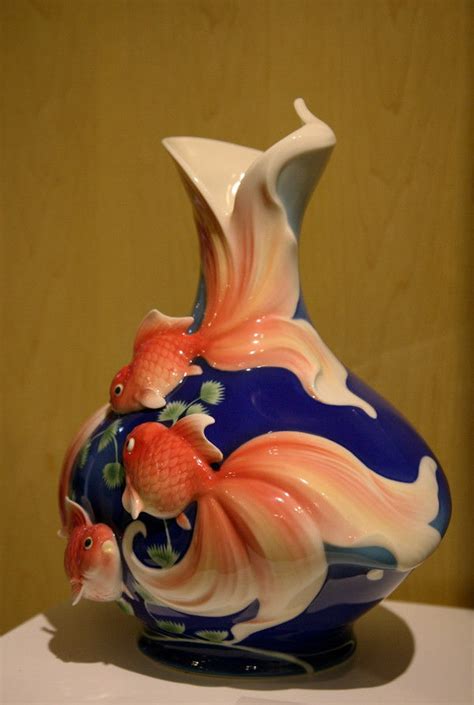 绝美的现代瓷器雕塑艺术作品 中国风