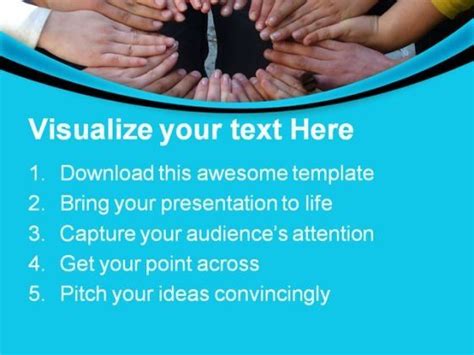 Circle Of Hands Success PowerPoint Templates And PowerPoint Backgrounds