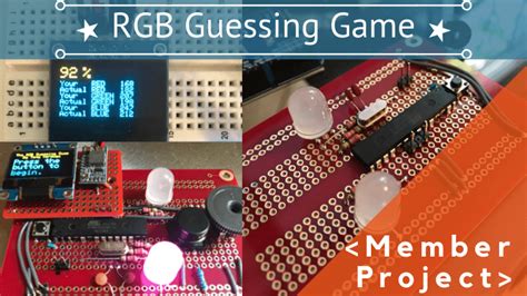 arduino rgb guessing game member project programming electronics academy
