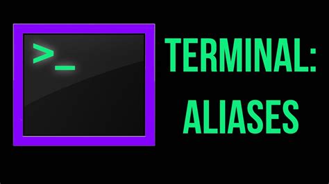 Terminal Tutorial Aliases Part 4 YouTube