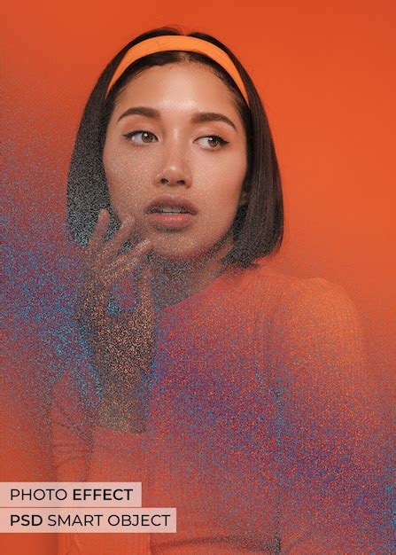 Free Psd Noise Gradient Photo Effect